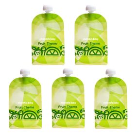Reusable Baby Puree Food Pouch 5-Piece 150ml - Green | Shop Today. Get ...
