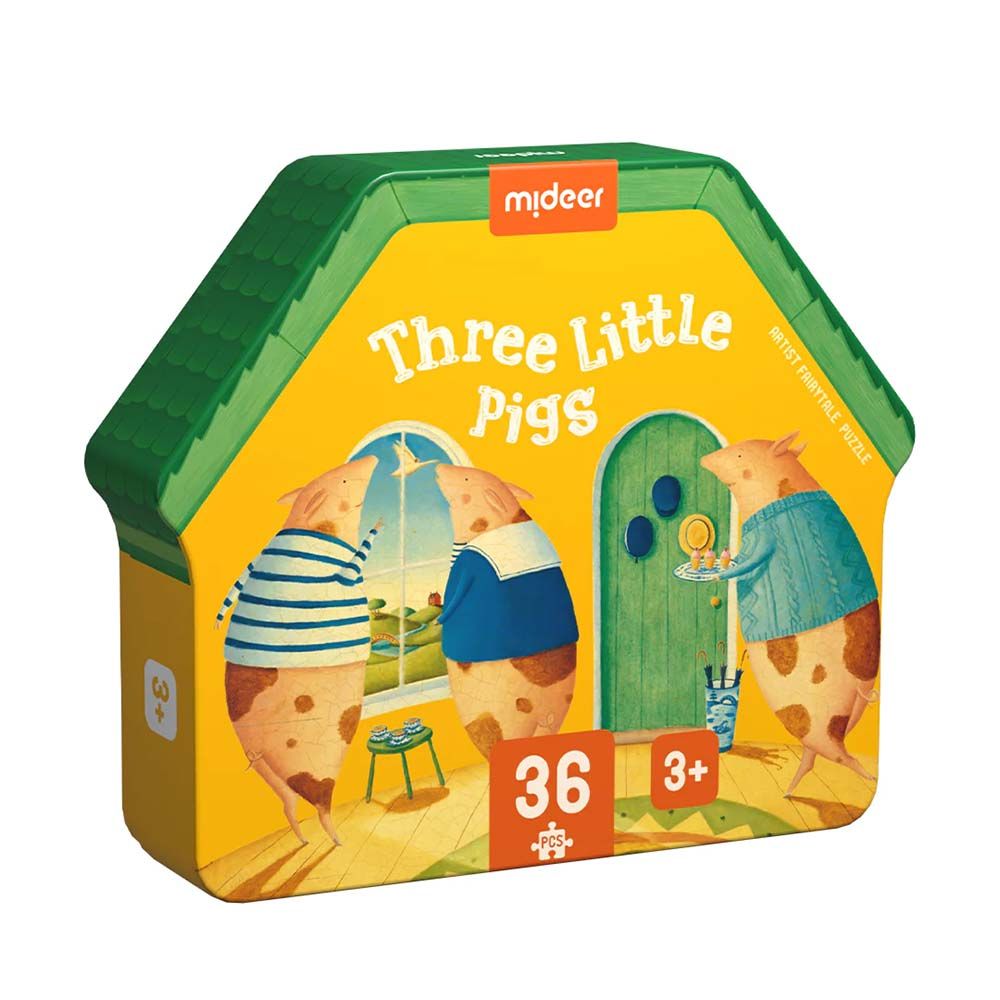 Mideer Artist's Fairy Tale Puzzle - Three Little Pigs - 36 Pieces ... Mideer Artist's Fairy Tale Puzzle - Three Little Pigs - 36 Pieces ...