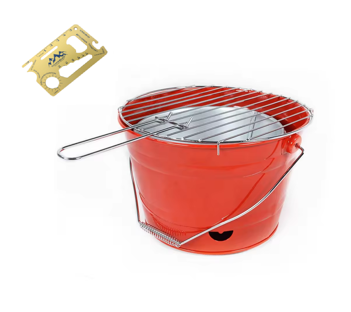 CampsBerg - Midi Bucket Braai Set- Red | Shop Today. Get it Tomorrow ...