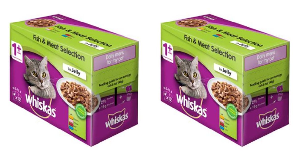 Whiskas Multi-Pack Cat Food Pouch Fish and Meat - 85g x 24 | Shop Today ...