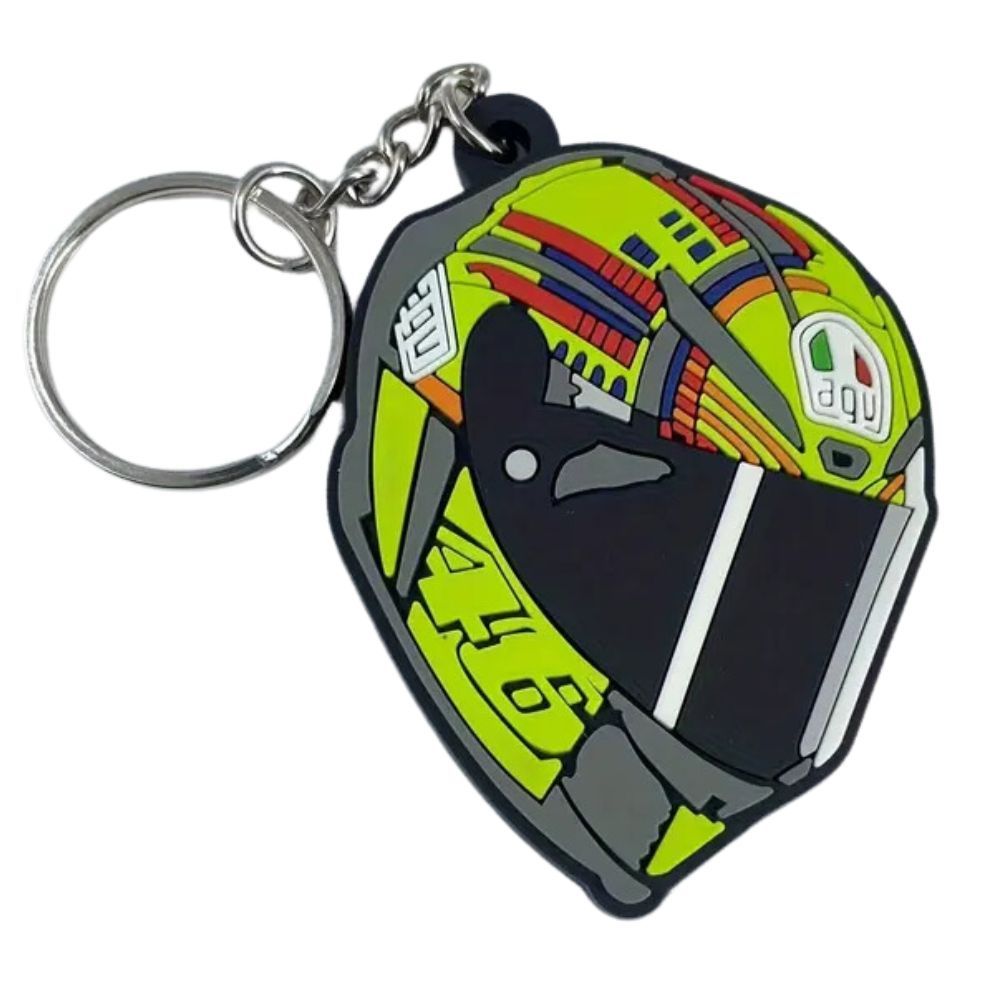 MCA Motorcycle VR46 Sporty Helmet Key Ring | Shop Today. Get it ...