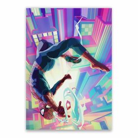 Spider-Man Web Slinging Colourful Poster - A1 | Shop Today. Get it ...