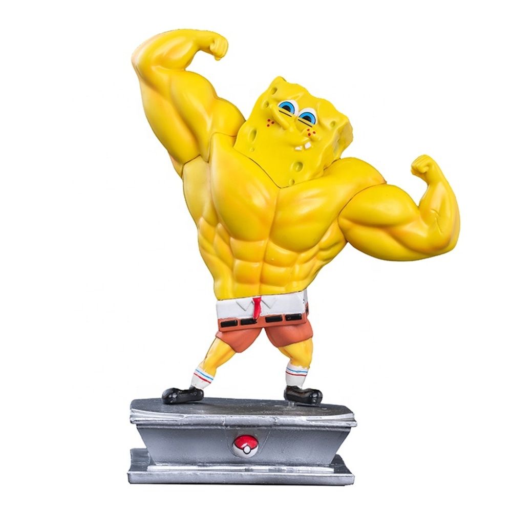 SpongeBob SquarePants Muscle SpongeBob 16cm Figure | Shop Today. Get it ...