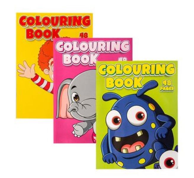 3 Colouring Books Assorted Designs 48 Pages | Shop Today. Get it ...
