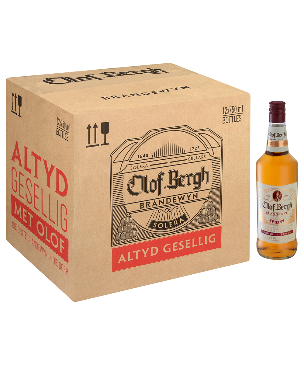 Olof Bergh Brandy - Case 12 x 750ml | Shop Today. Get it Tomorrow ...
