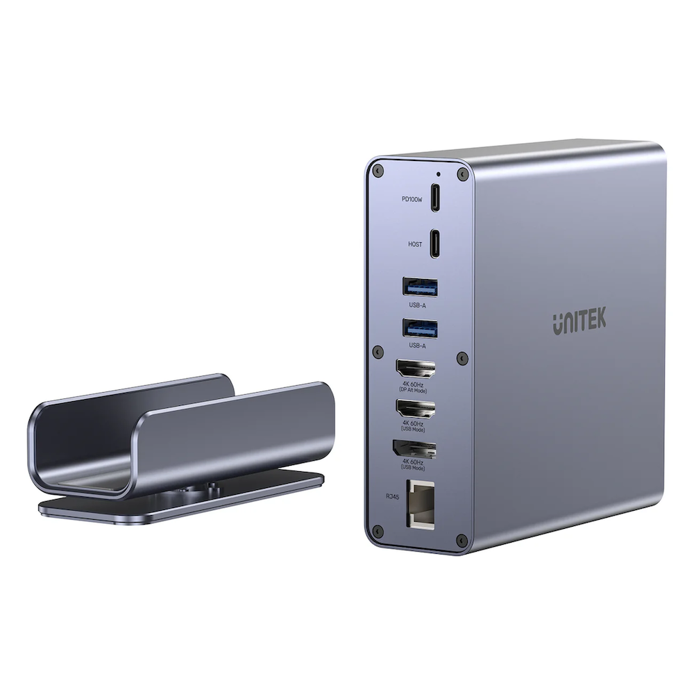 UNITEK 15in1 Triple 4K Universal Displaylink Port Replicator Supporting ...