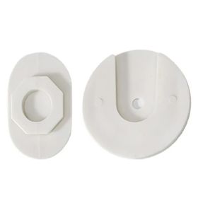 Snap Mount Wall-Mounted Hook Power Socket Office Multi Plug Holder ...