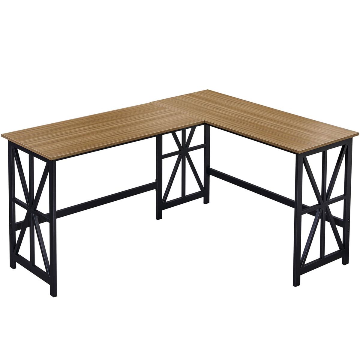 Corner Table Office Computer Desk L-Shaped Corner Desk Computer ...