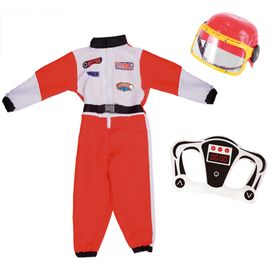 Racing Car Driver Suit Dress up Costume with Helmet & Accessories ...