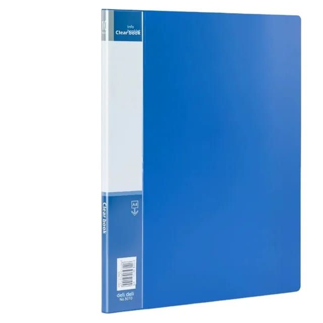 Blue 10-page A4 Information File Folder Book for School and Office ...