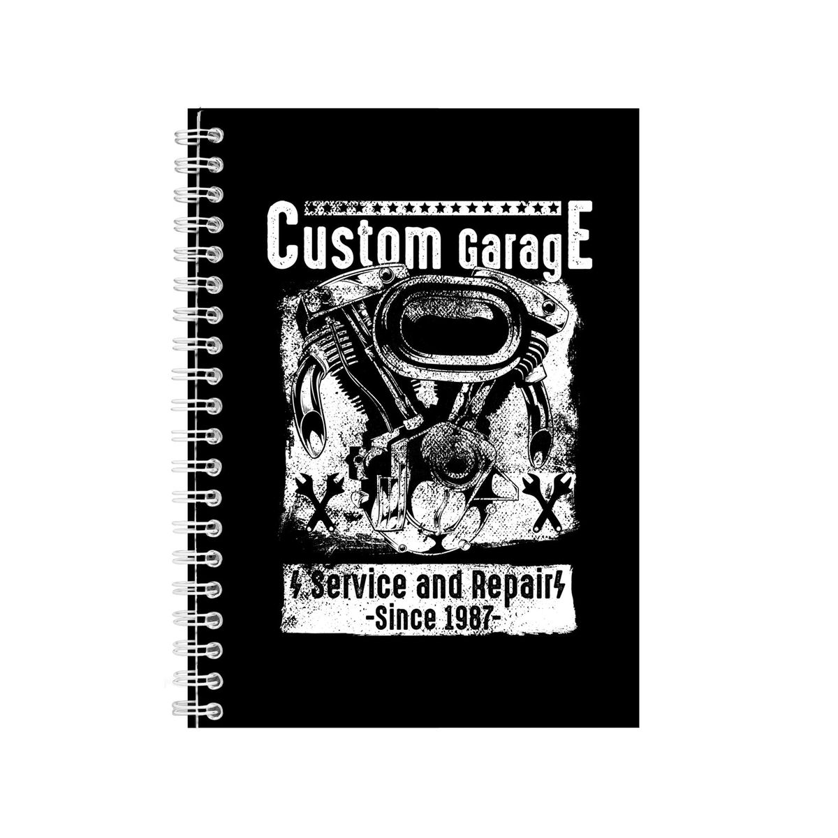 Custom Garage Notebook Biker Gift Idea A5 Notepad 145 | Shop Today. Get ...