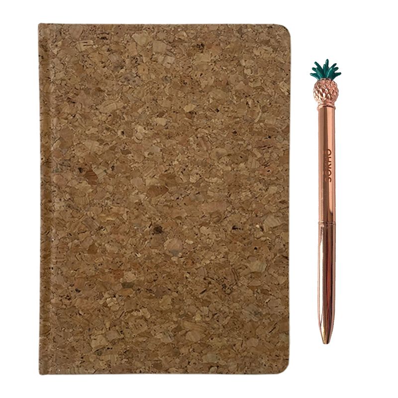SOKHO Christian Inspired Gifting Cork Notebook with Rose Gold Pen Gift ...