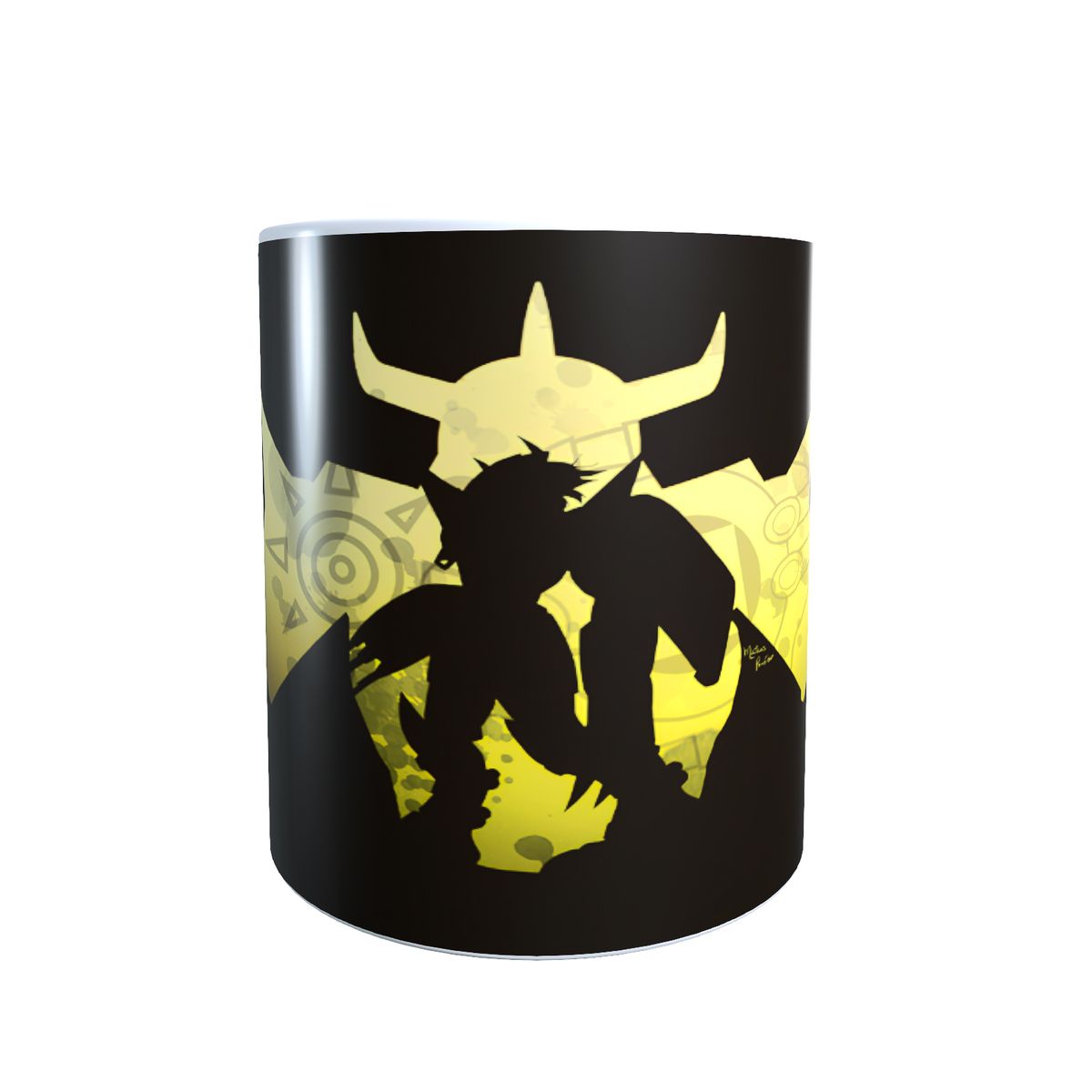 Wargreymon Silhouette - Digimon Themed Coffee Mug | Shop Today. Get it ...