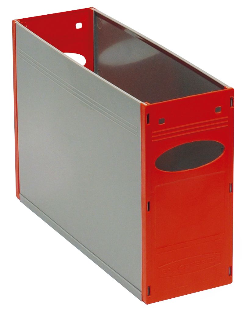 Fellowes Bankers Box Plastic Containers Solid Container - Red 4pk ...