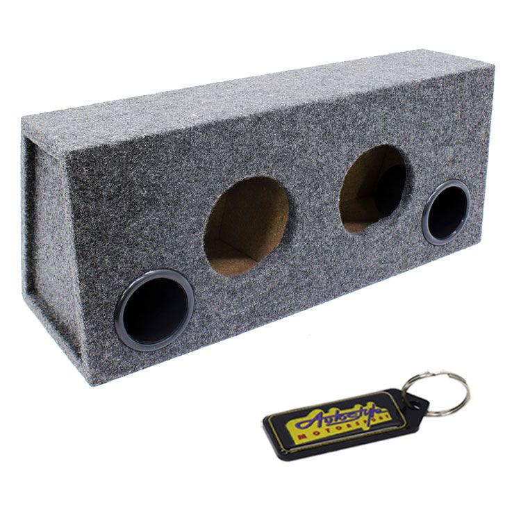 6" Subwoofer Box Enclosure with Double Port & Gel Key Holder | Shop ...