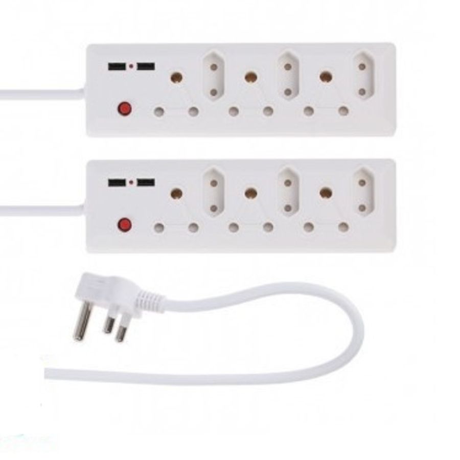 6 Way Multi-Plug with 2 USB 2 Pack | Shop Today. Get it Tomorrow ...