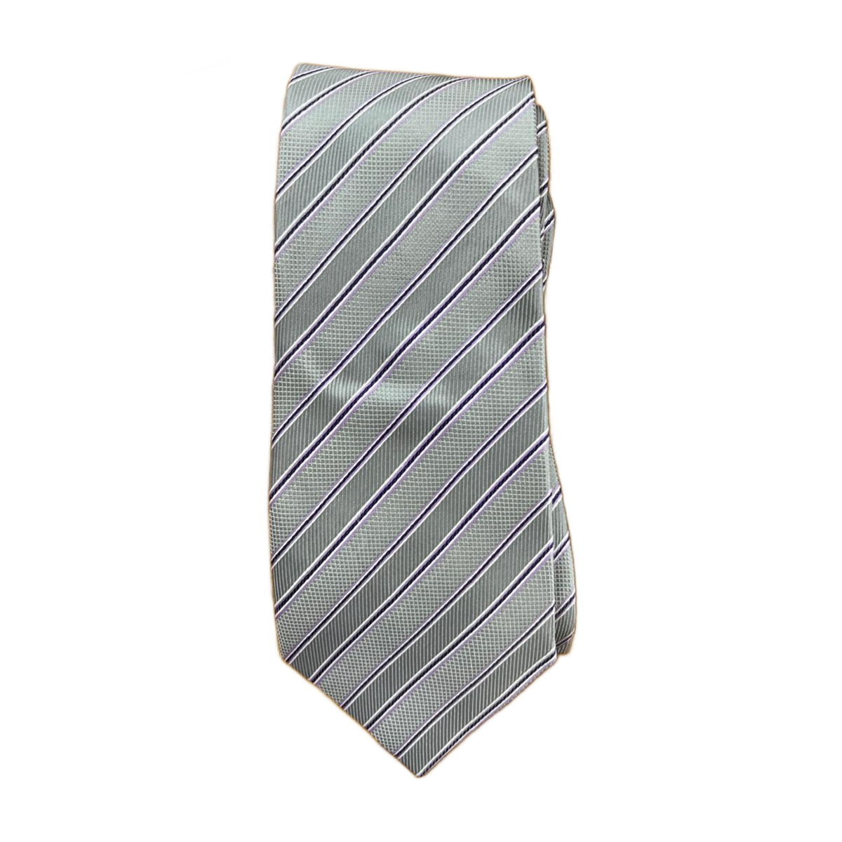 Luxury Ties for Distinguished Gentlemen-Grey Stripe | Shop Today. Get ...