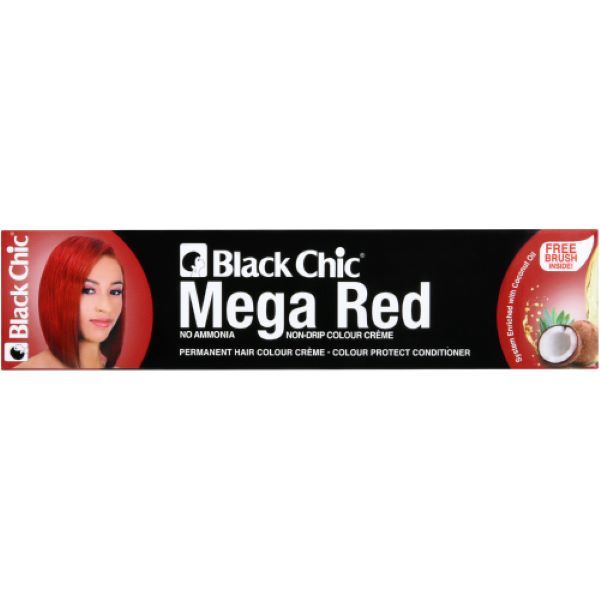 Black Chic Permanent Hair Colour Mega Red 28ml | Shop Today. Get it ...