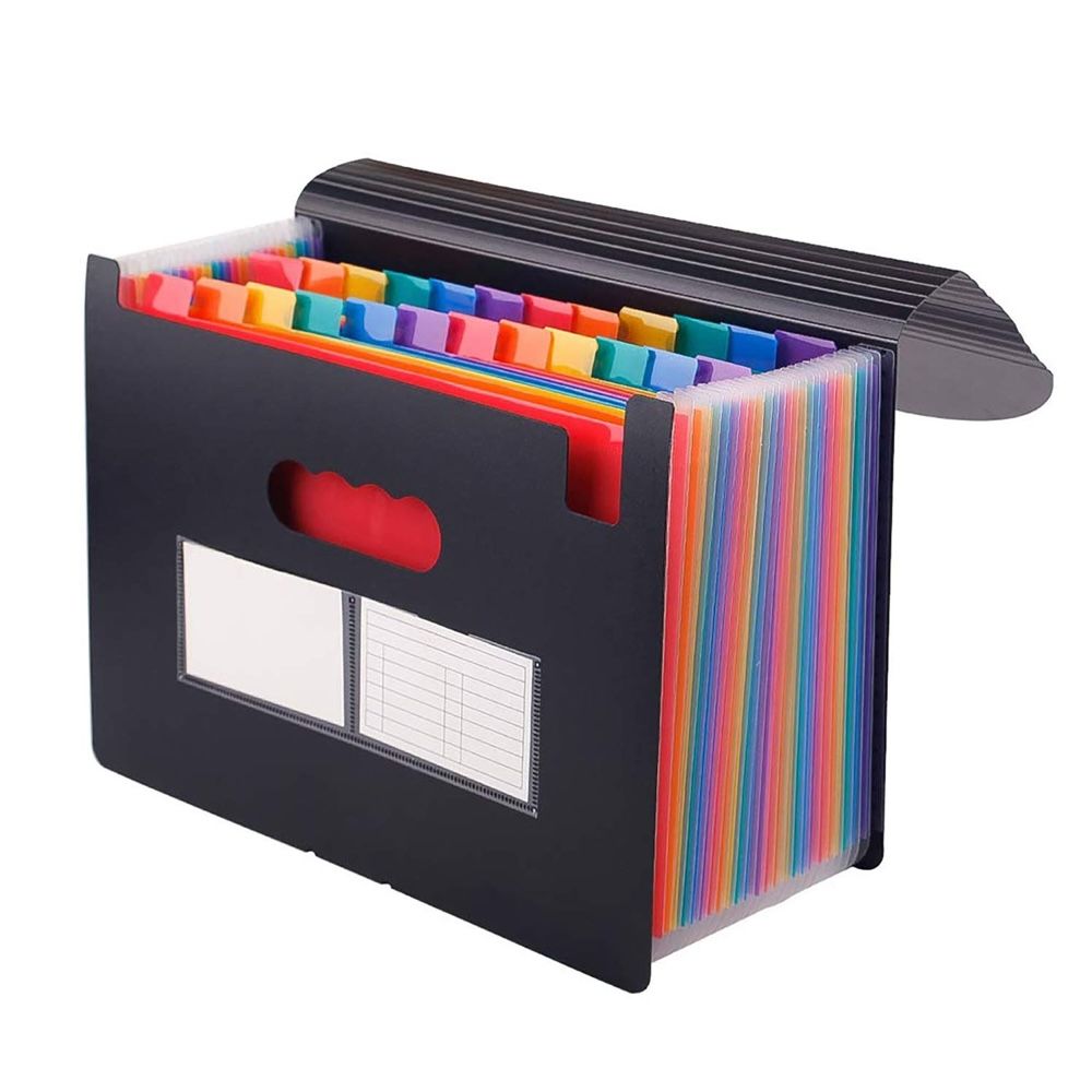 Craft Stationery A4 Accordion Expanding File Folder Organiser 25 Grid ...