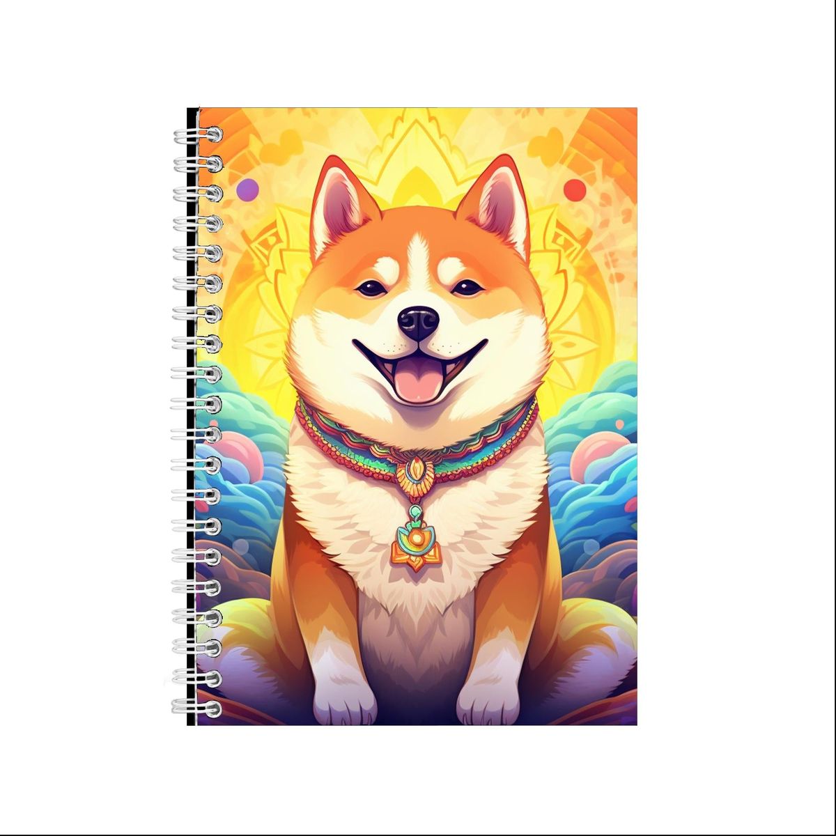 Psychedelic Shiba Inu 2 A5 Notebook Gift Idea | Shop Today. Get it ...