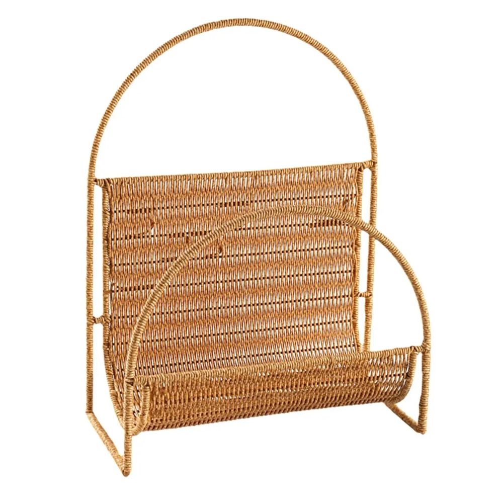 Decor Magazine Rack Floor Stand Storage Rattan Basket (45cm) | Shop ...