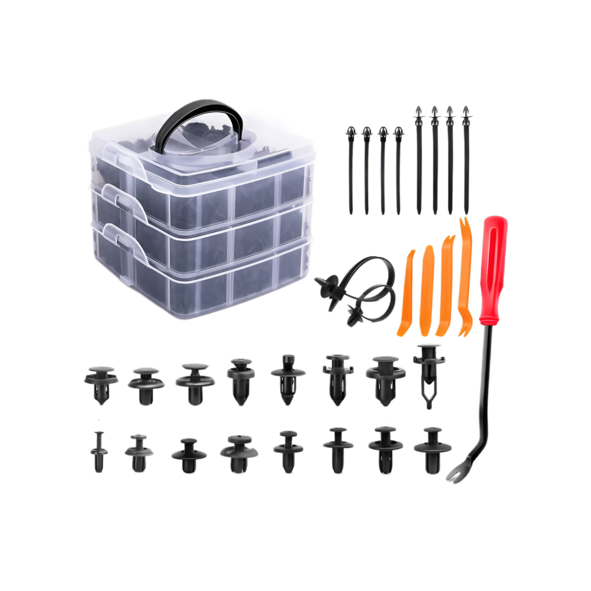 625-Piece Auto Retainer Clips & Fastener Remover Tool Set for Car ...