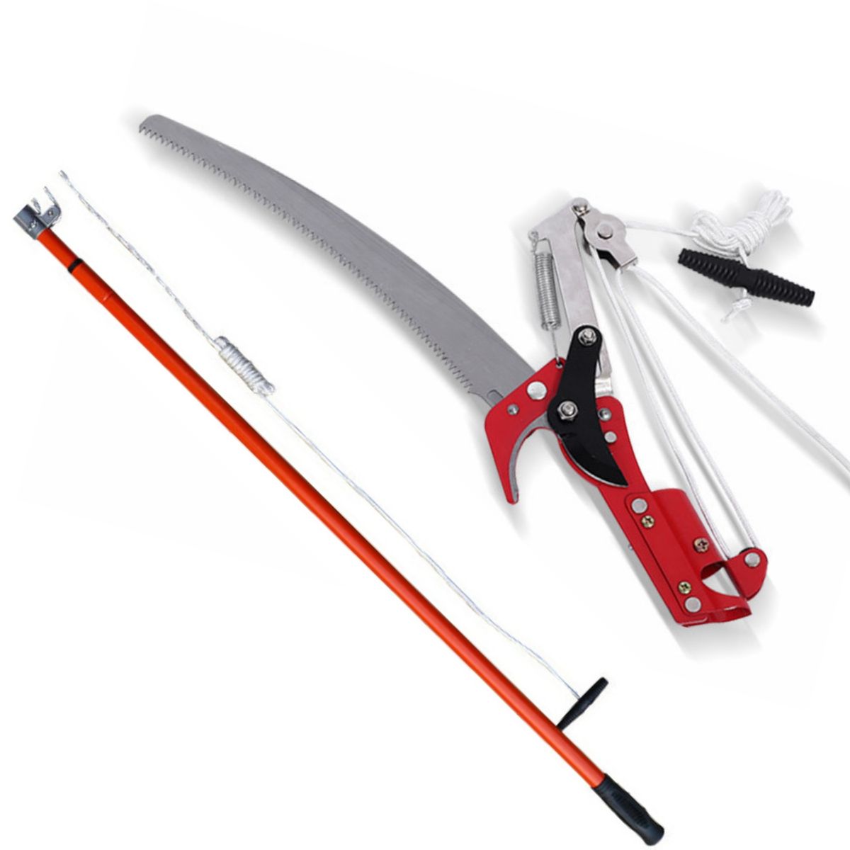 2.5m Pole Tree Pruner Telescopic Cutter & Saw Extendable Garden Tool ...
