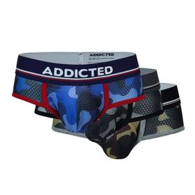 Addicted 3 Pack Camo Mesh Brief with Supportive Pouch | Shop Today. Get ...