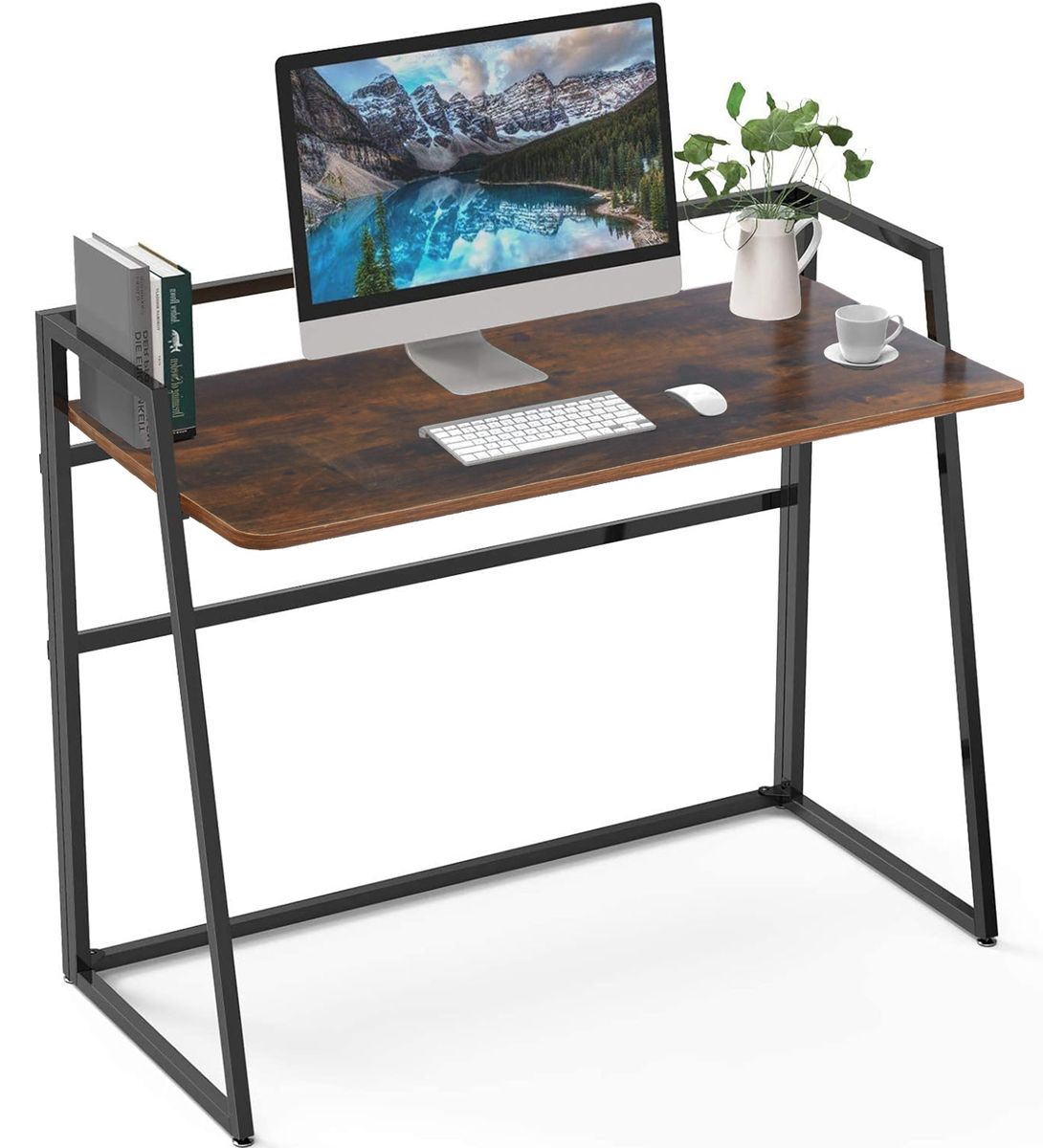 Folding Table Study Desk Work Computer Desk Home Office Desk Dressing ...
