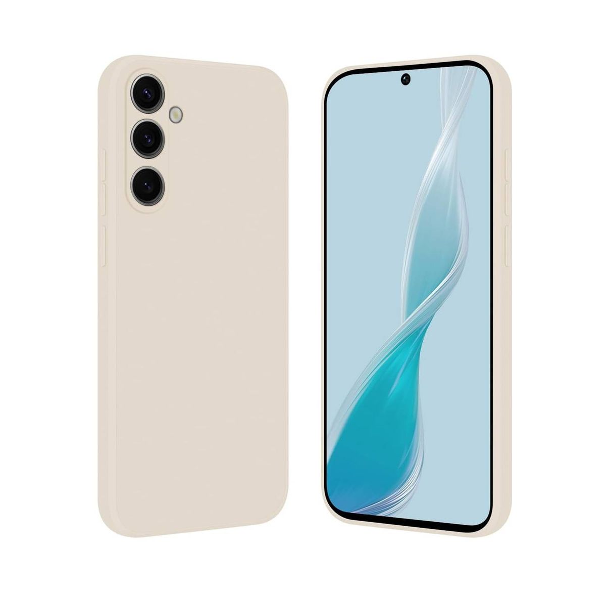Liquid Silicone Back Case For Samsung Galaxy A15 -Creamy White | Shop ...
