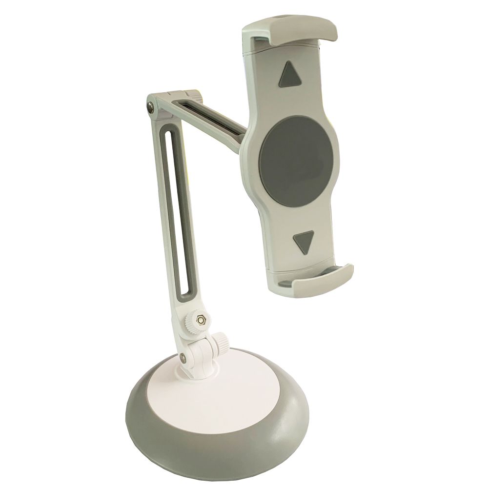 360 Degree Swivel Folding Phone Tablet Stand - White Gray | Shop Today ...