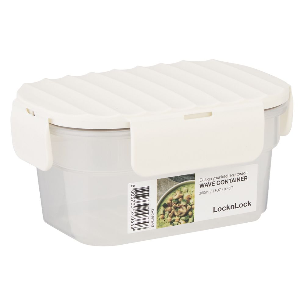 LocknLock Wave Container - White - 380ml | Shop Today. Get it Tomorrow ...