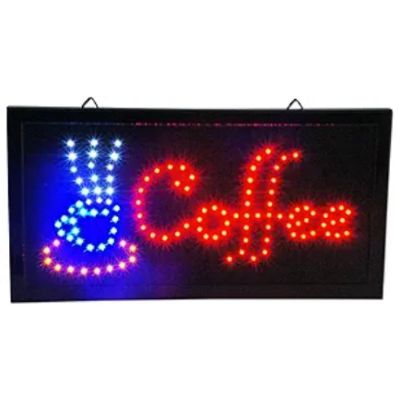 Coffee LED Animated Cafe Open Sign | Shop Today. Get it Tomorrow ...