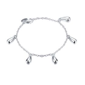 Silver Designer Tiny Tear Drop Charm Bracelet | Shop Today. Get it Tomorrow! | takealot.com