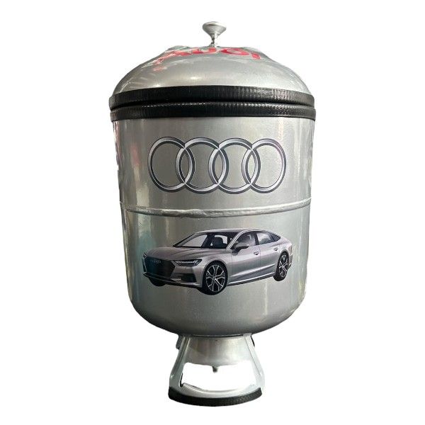Audi Designed Cooler Box With Built In Tap 10l Silver Shop Today