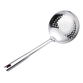 Stainless Steel Skimmer Slotted Spoon with Long Handle for Kitchen ...
