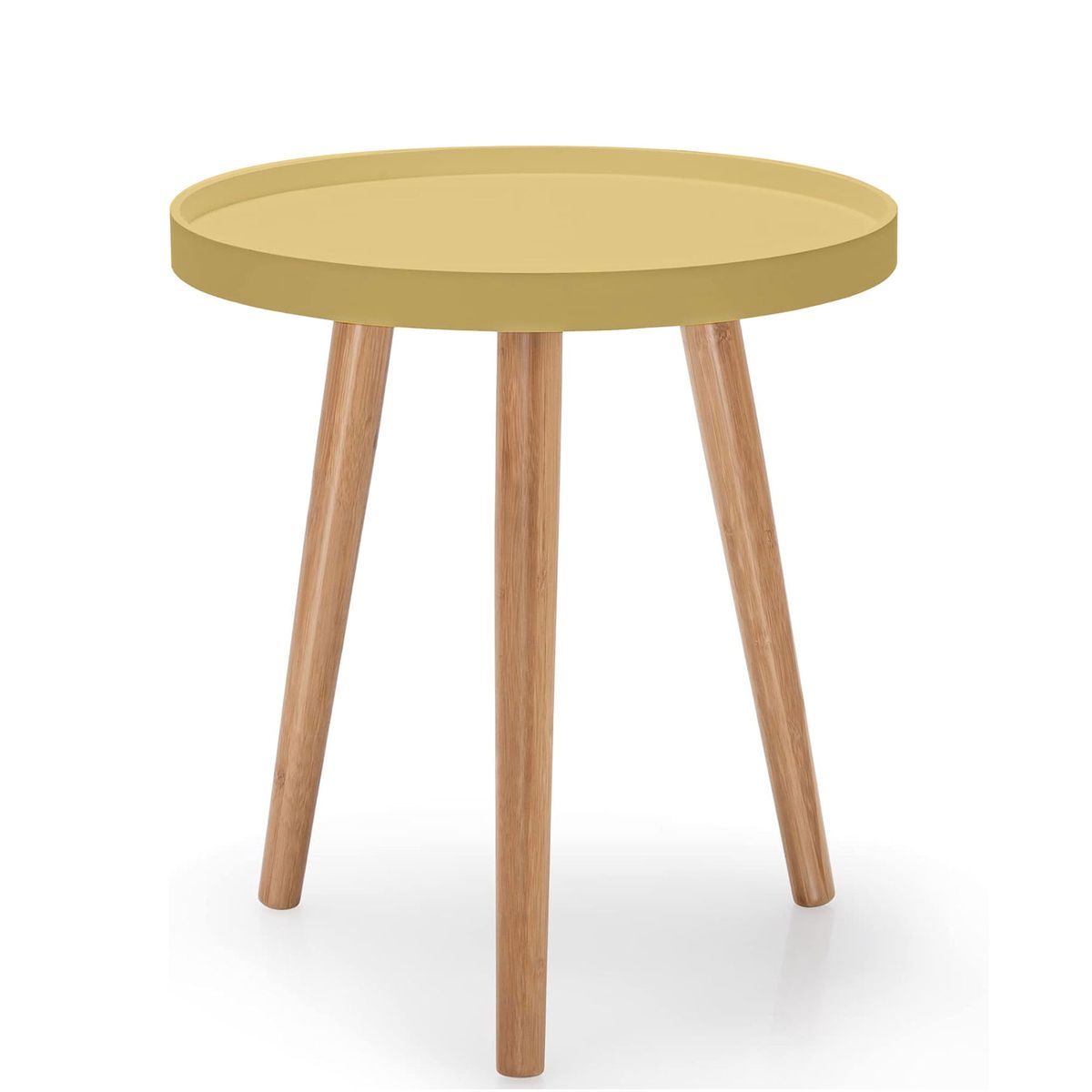 Round Side End Table with 3 Table Legs | Shop Today. Get it Tomorrow ...