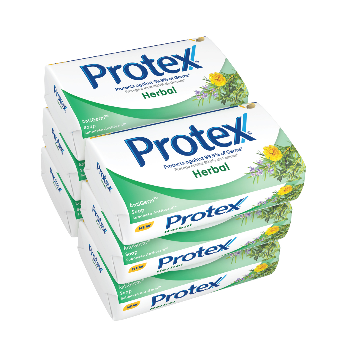 Protex Herbal Antigerm Bath Soap, Value Pack - 6 x 150g | Shop Today ...