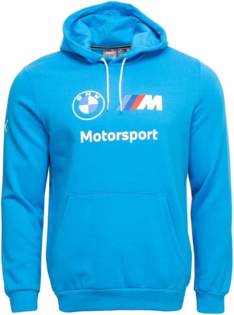 BMW Motorsport Fleece Hoodie - Blue | Shop Today. Get it Tomorrow ...