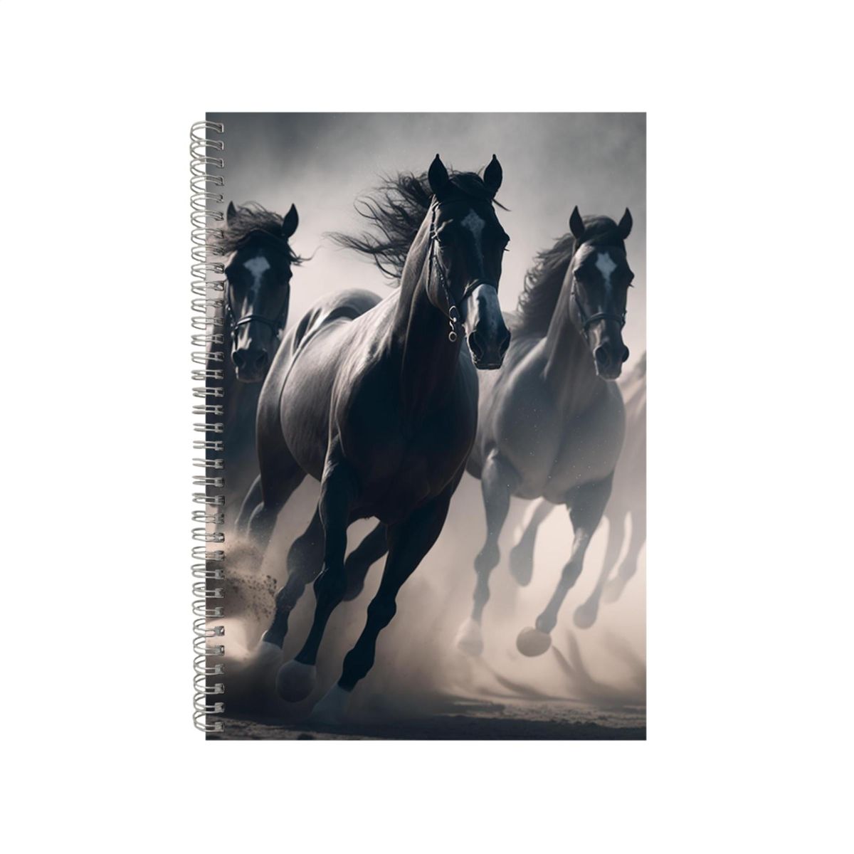 Group Of Horses Running Together Notebook Gift Idea A4 Notepad Pad 78 ...