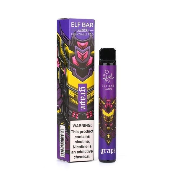 Elf Bar Disposable Smoking Device Grape Lux1500 Puffs | Shop Today. Get ...