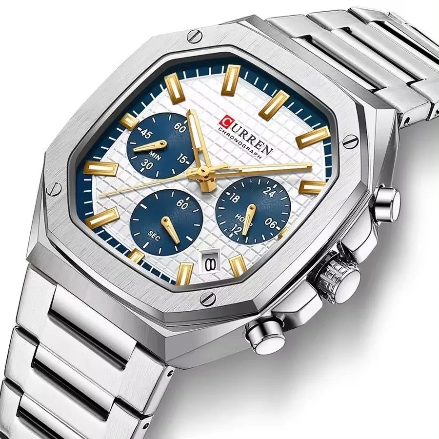 Curren Men Watch Silver, White | Shop Today. Get it Tomorrow ...