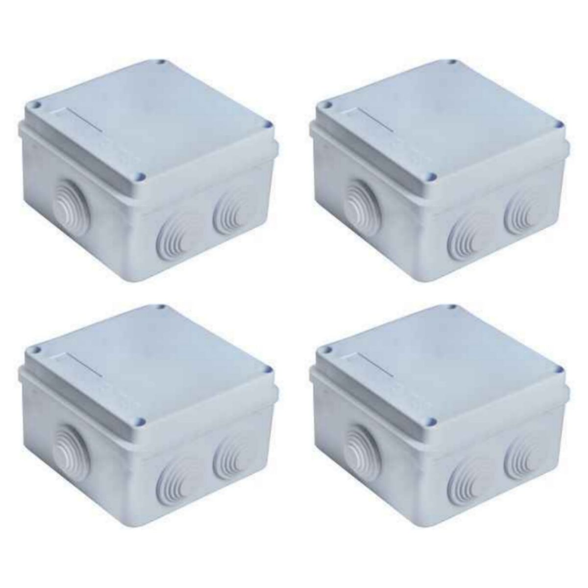 Universal 7 Hole Waterproof Camera Junction Box - 10 x 10 x 5cm | Shop ...