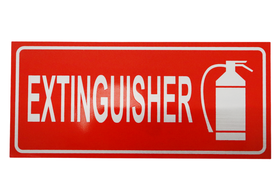 Aluminium Sign (20cm x 9cm) - Fire Extinguisher | Shop Today. Get it ...