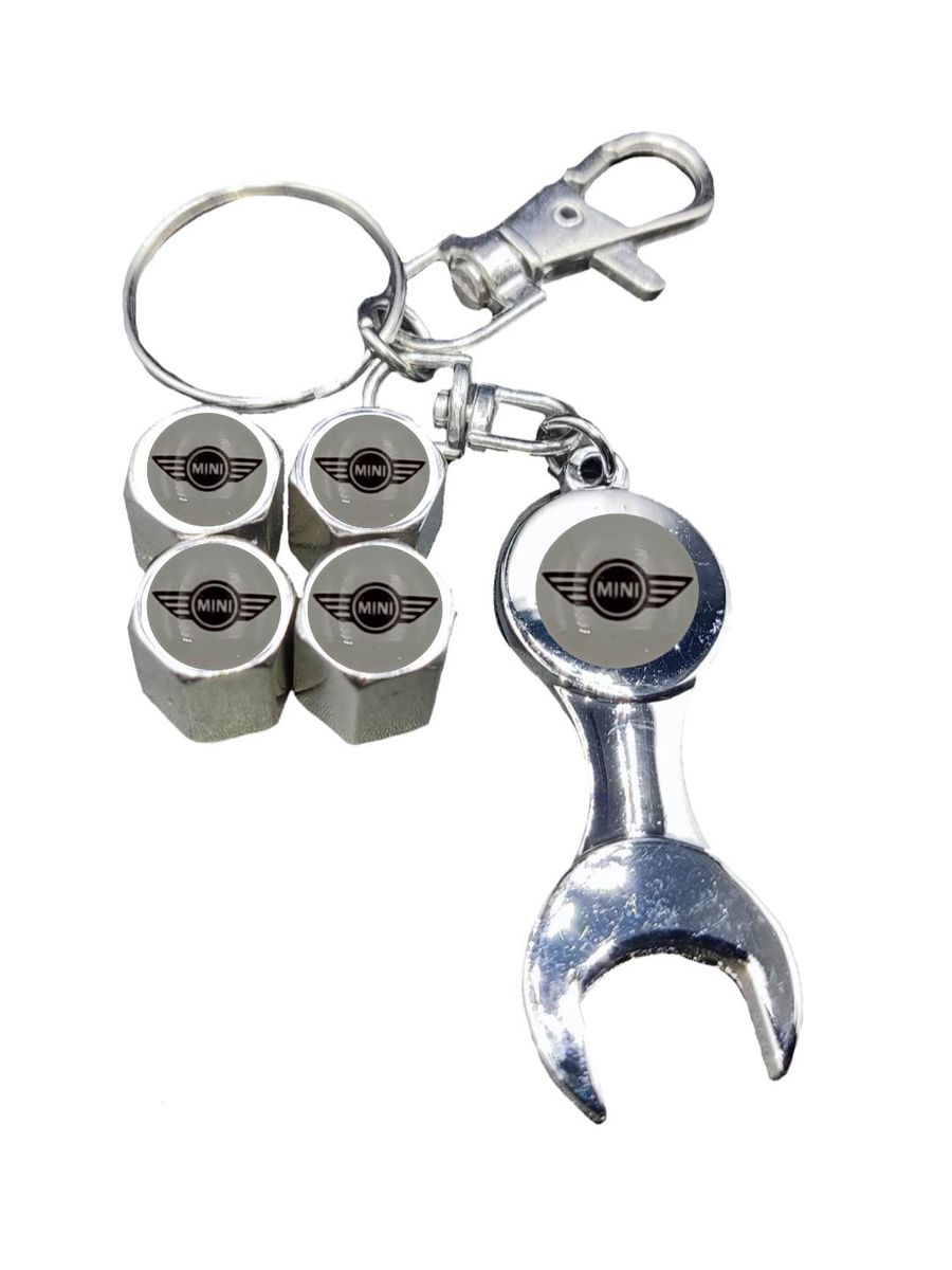 Secure Lock Steel Logo Valve Caps With Keyring - Mini | Shop Today. Get ...