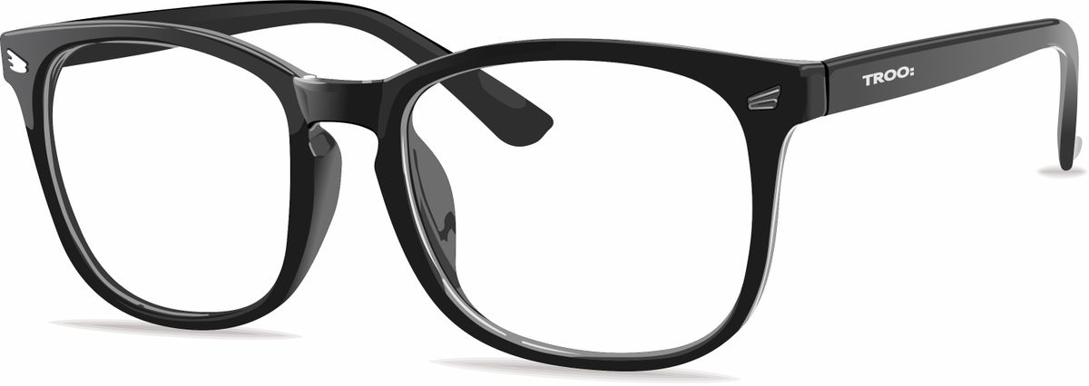 TROO Blue Light Blocking Wayfarer Glasses (Computer/Gaming/TV/Phone ...