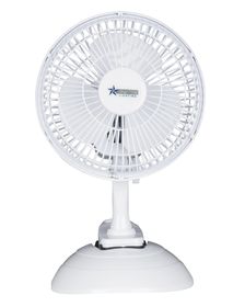 Versatile 6-Inch Clip-On/Table Top Fan in Black or White - FAN012 ...