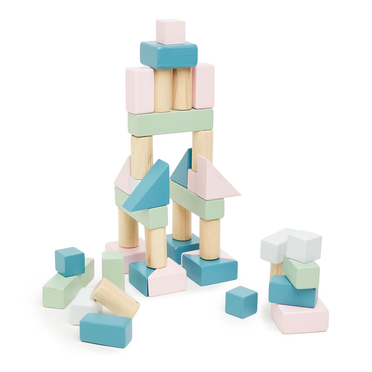 George & Mason Baby - 40 Piece Wooden Building Blocks Set | Shop Today ... George & Mason Baby - 40 Piece Wooden Building Blocks Set | Shop Today ...