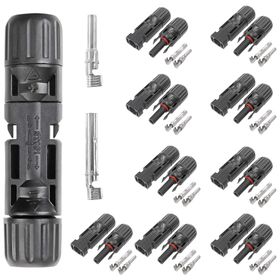 Waterproof Solar Panel Cable Connectors - 10 Pairs | Shop Today. Get it ...
