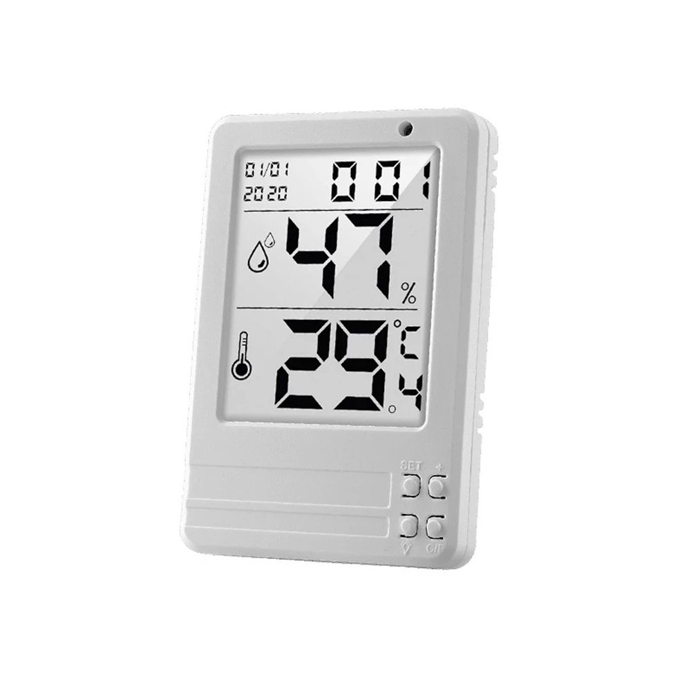 Digital Thermometer with LED Automatic Backlight Household Hygrometer ...